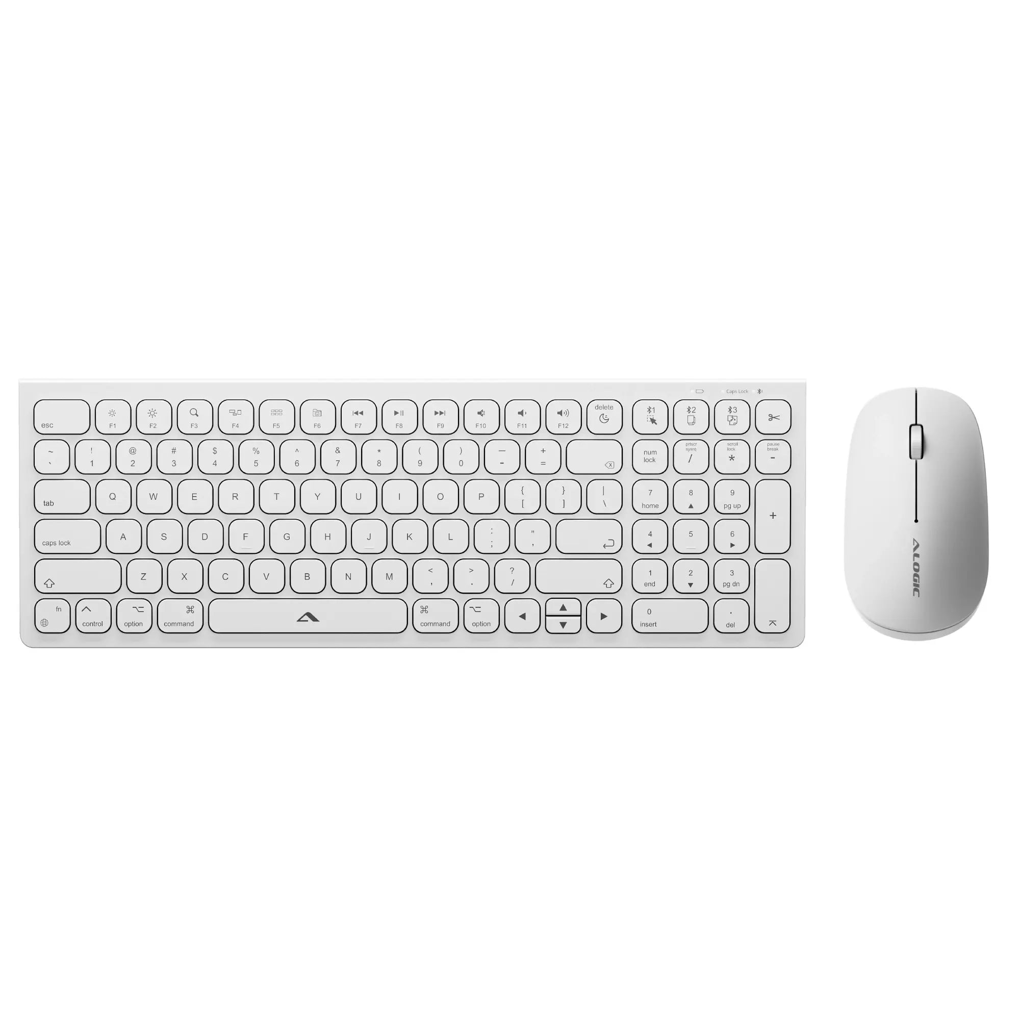 Echelon USB-C Compact Rechargeable Wireless Mouse and Keyboard Combo f