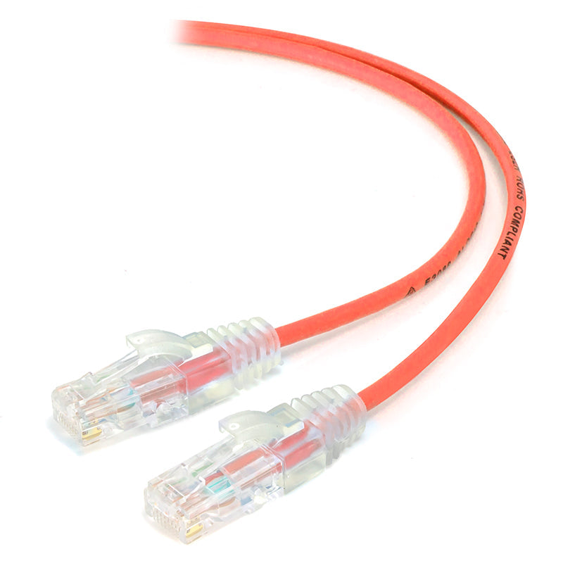 Buy Red Ultra Slim Cat6 Network Cable, UTP, 28AWG - Series Alpha online ...